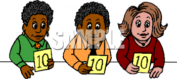 Panel Of Judges Clipart